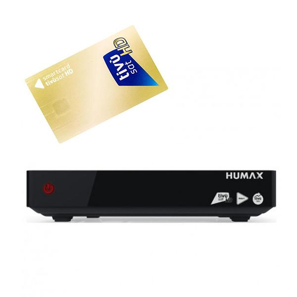 Humax Tivumax Pro HD-6800s TivuSat HDTV Receiver mit Tivusat Smartkarte ...