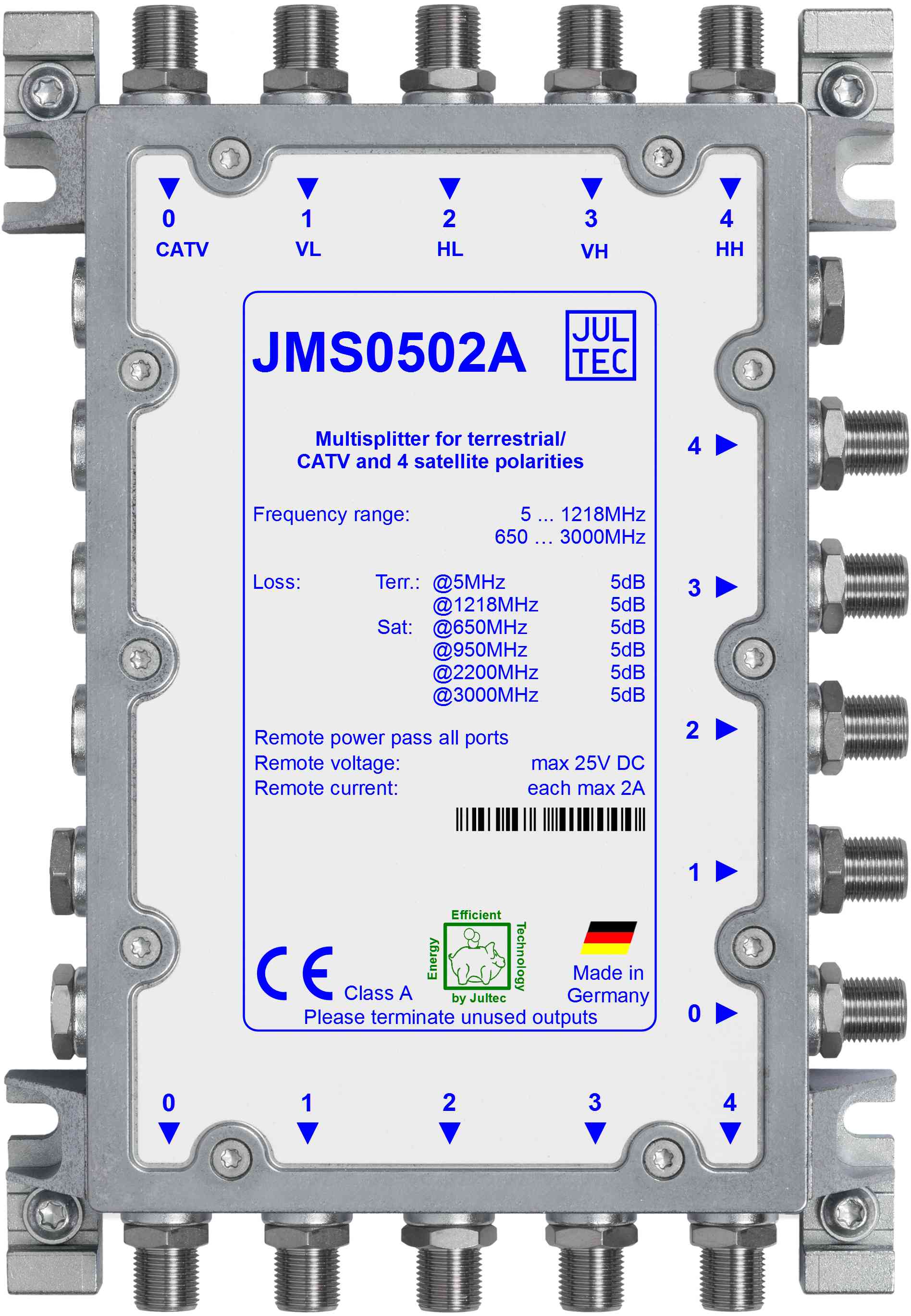 Jultec JMS0502A Mehrfachverteiler - SAT-World GmbH - Ihr kompetenter ...