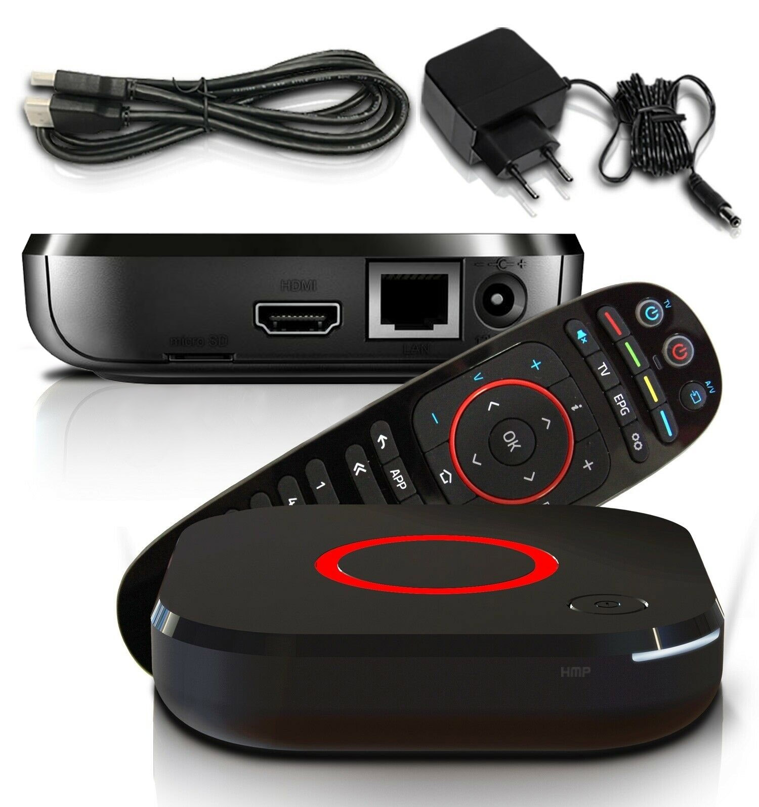 MAG 424w3 IPTV Receiver SET TOP BOX 4K WiFi HEVC H.265 UHD Multimedia ...