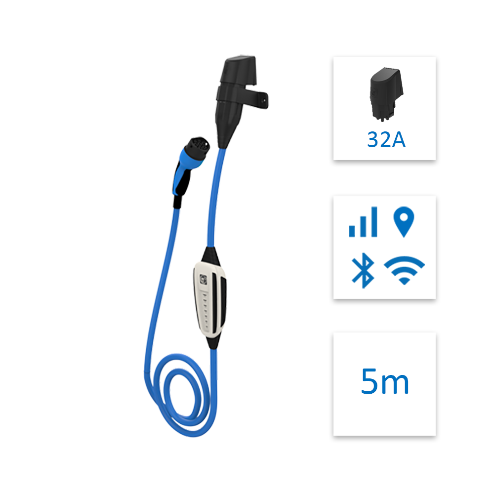 NRGkick KfW Max 5m, 22kW, WLAN, Bluetooth, GSM/GPS/SIM, Wandsteckdose ...
