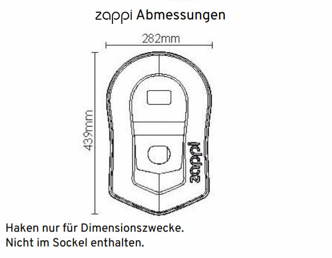 myenergi Zappi pedestal Standfuß für 1-2 zappi - SAT-World GmbH - Ihr ...