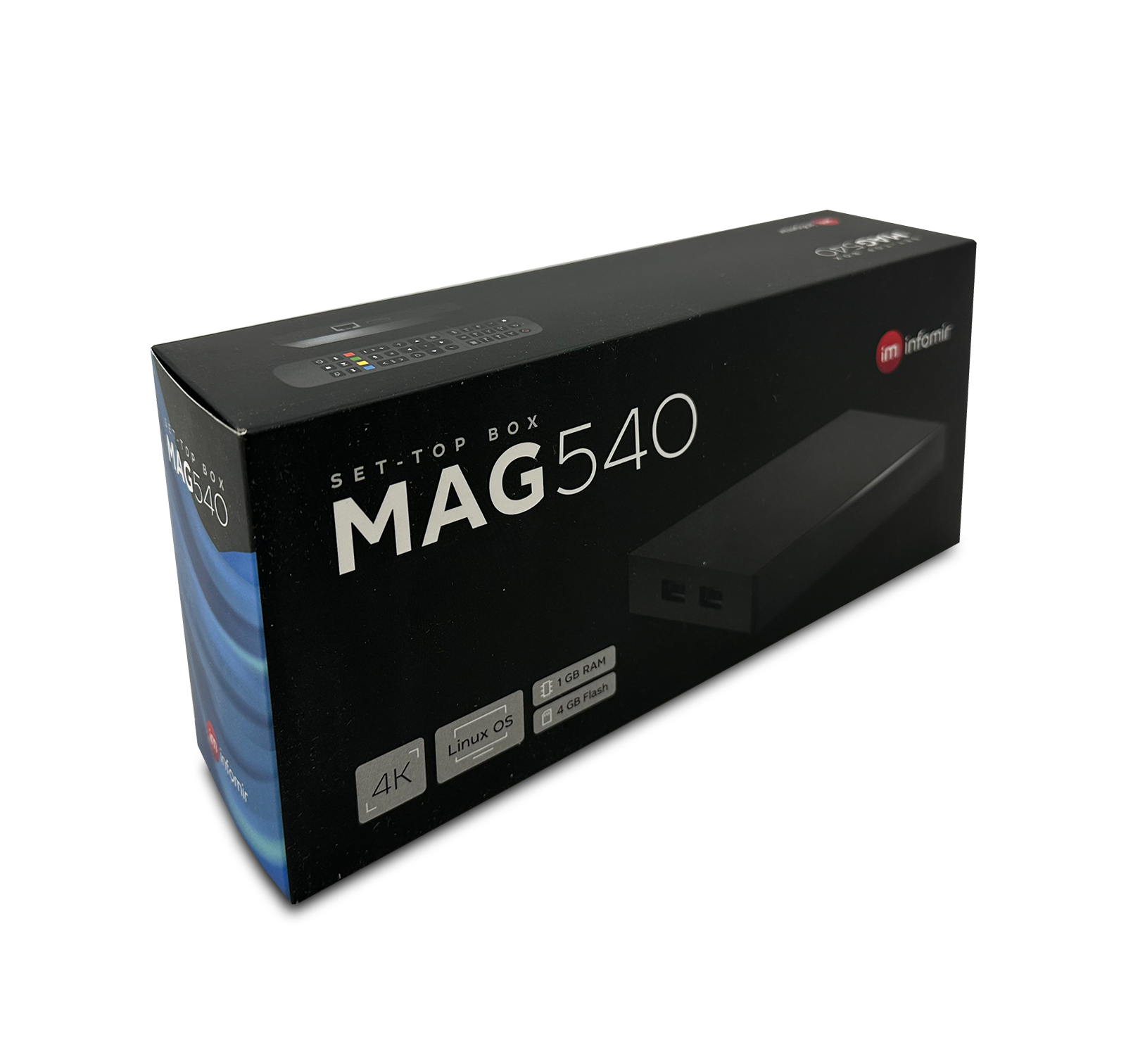 MAG 540 IPTV Set Top Box 1GB RAM 4K HEVC H 265 Unterstützung Linux ...